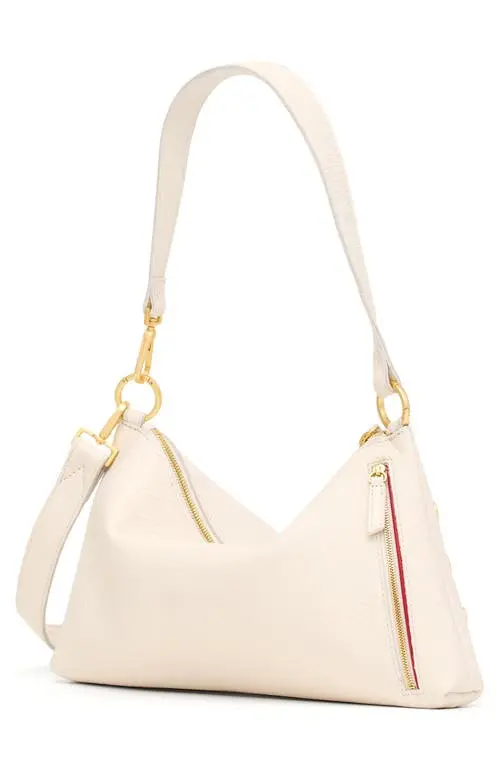HAMMITT Medium Kyle Leather Shoulder Bag - Calla Lily White/brushed Gold