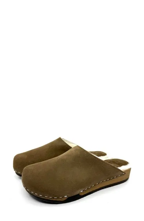 KUNSTEN Ella Genuine Shearling Lined Clog