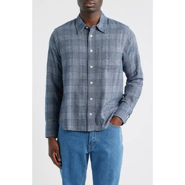 CORRIDOR Ocean Parkway Cotton Blend Button-up Shirt