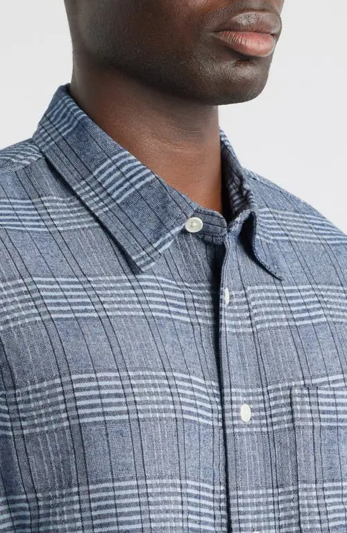 CORRIDOR Ocean Parkway Cotton Blend Button-up Shirt
