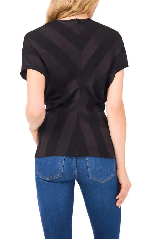 Ted Baker London Maria Ruched Top - Rich Black