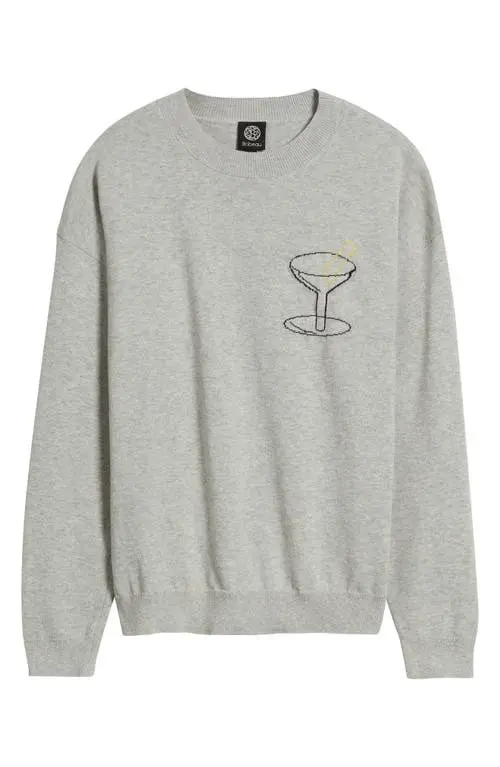 Bobeau Martini Crewneck Cotton Sweater