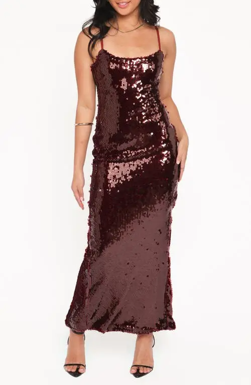 PETAL & PUP Orlena Sequin Maxi Dress