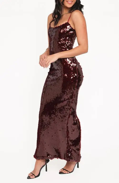 PETAL & PUP Orlena Sequin Maxi Dress