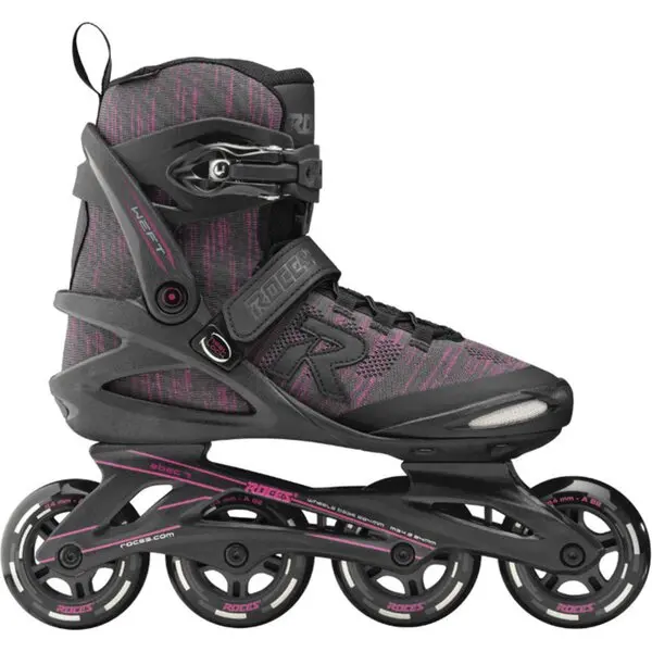 ROCES Weft Thread Inline Skates - Black/fuchsia