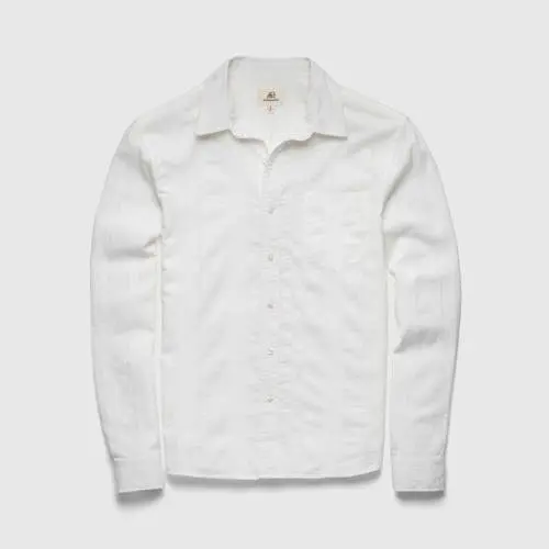 SURFSIDE SUPPLY CO. Brian Dobby Stripe Shirt - White