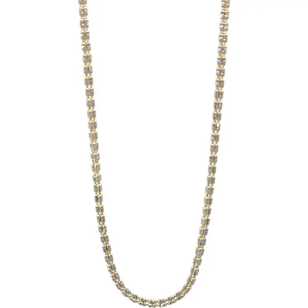 ANCONA JEWELRY 14k Gold Ice Chain Necklace - Yellow
