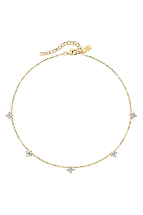 ELECTRIC PICKS Bella Dainty Clover Necklace - Gold