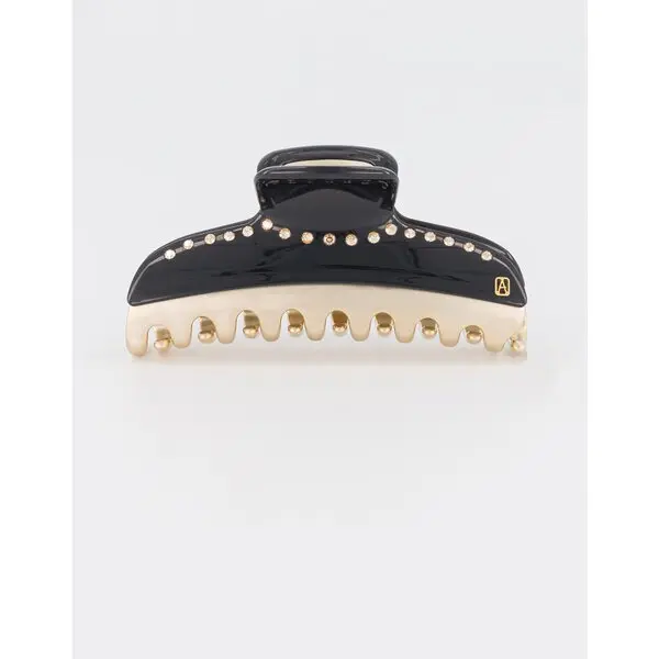 Alexandre De Paris Vendome Large Hair Claw Clip - Black