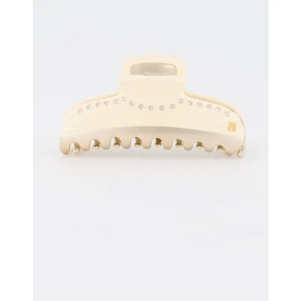 Alexandre De Paris Vendome Large Hair Claw Clip - Ivory