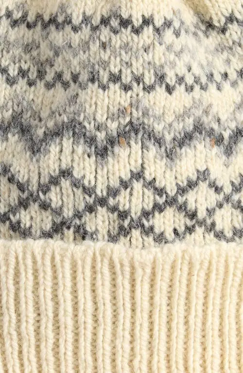 Thom Browne Fair Isle Float Jacquard Wool & Mohair Beanie