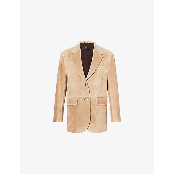 ARMA Benny Notch-lapels Suede Jacket