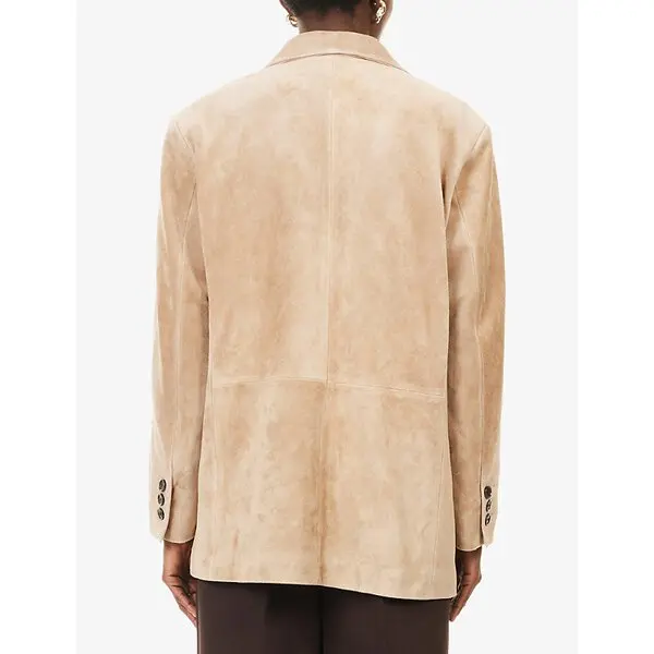 ARMA Benny Notch-lapels Suede Jacket