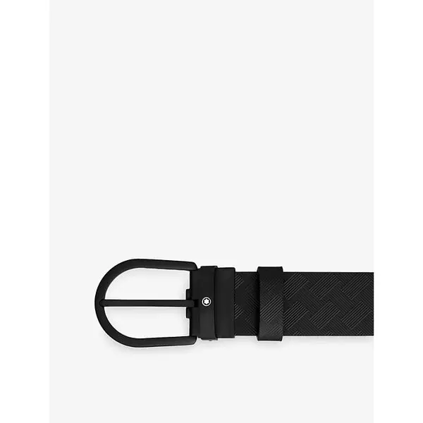 Montblanc Horseshoe-buckle Leather Belt