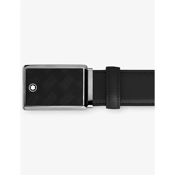 Montblanc Logo-print Leather Belt