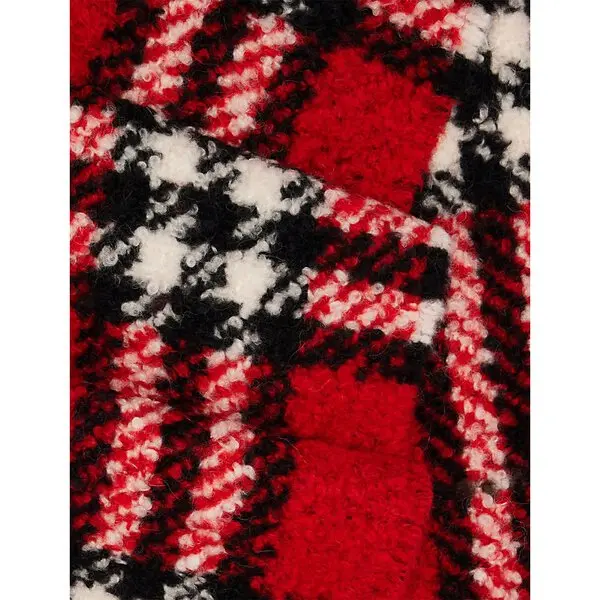 Burberry Check-pattern Wool-blend Scarf