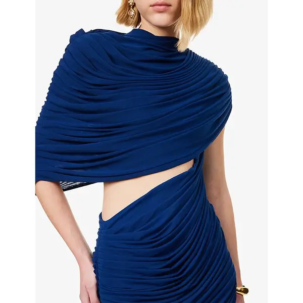 DEME Alenna Draped Mini Dress