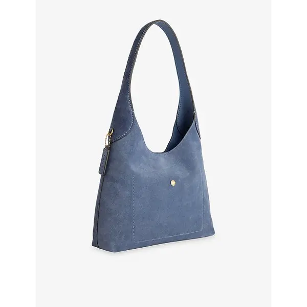 COACH Brooklyn 28 Suede Shoulder Bag