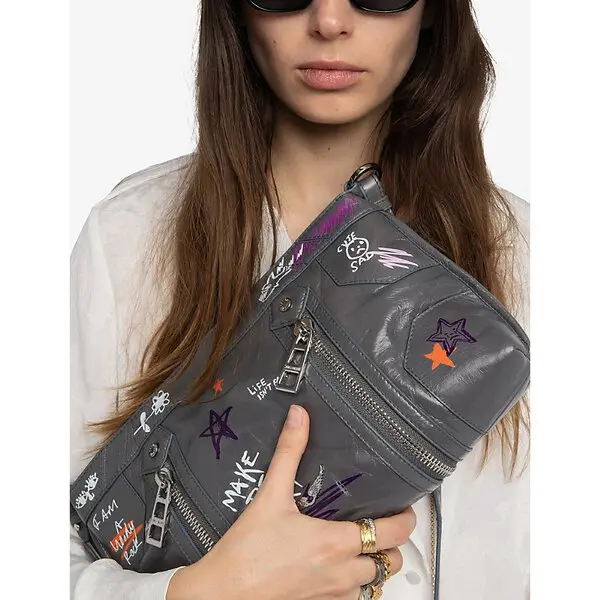 Zadig&Voltaire Leather Cross-body Bag - Road