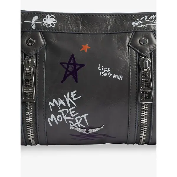Zadig&Voltaire Leather Cross-body Bag - Road