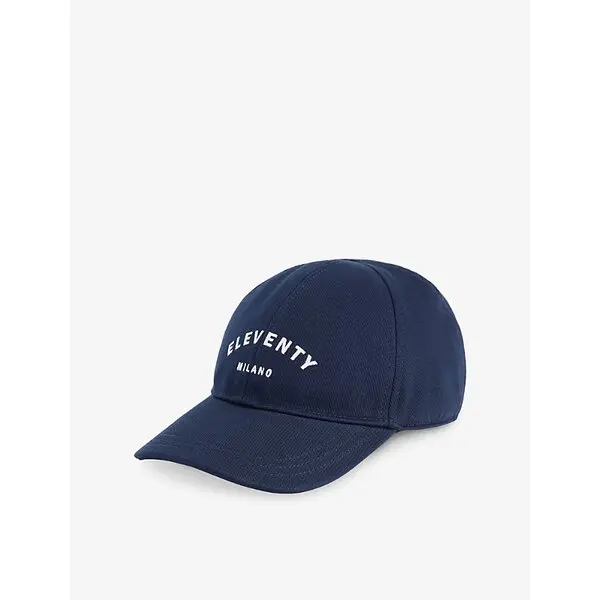 Eleventy Embroidered Logo Cap - Blue