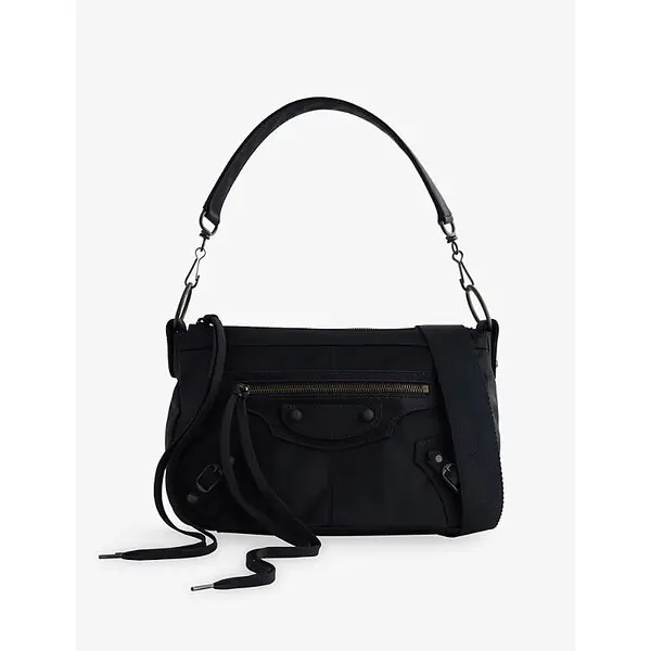 Balenciaga Le City Moto Small Crossbody Bag - Black