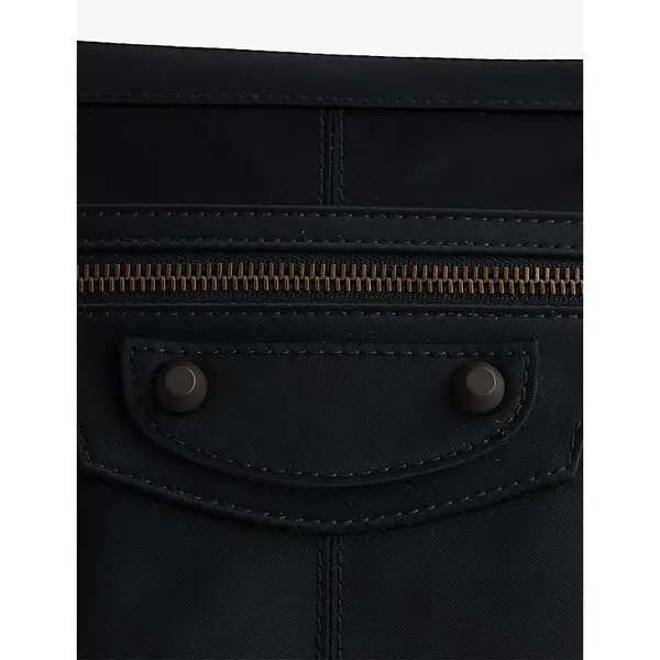 Balenciaga Le City Moto Small Crossbody Bag - Black