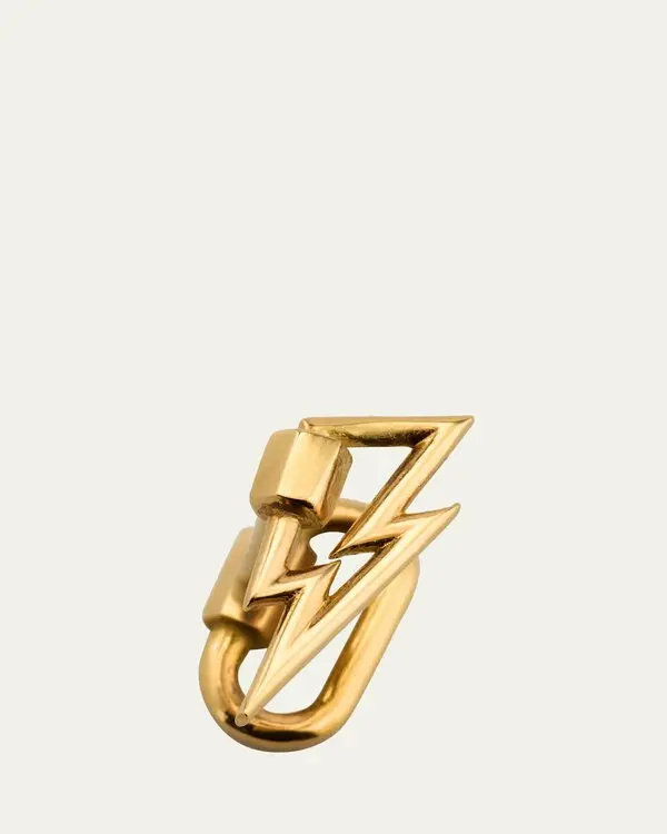 MARLA AARON 6mm Bolt Lockette Earring - Yg