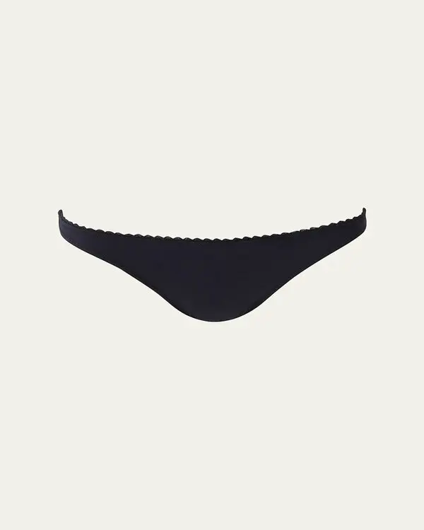 Melissa Odabash Pompano Bikini Bottoms - Black