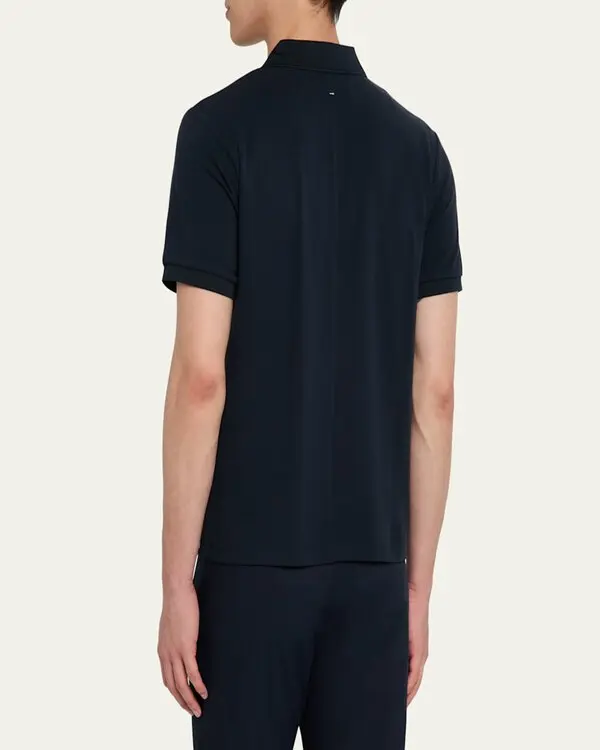 Rag & Bone Tech Stretch Pique Polo Shirt