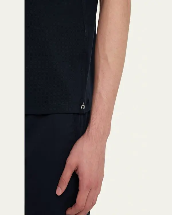 Rag & Bone Tech Stretch Pique Polo Shirt