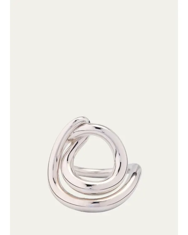 Charlotte Chesnais Lasso Ring - Silver