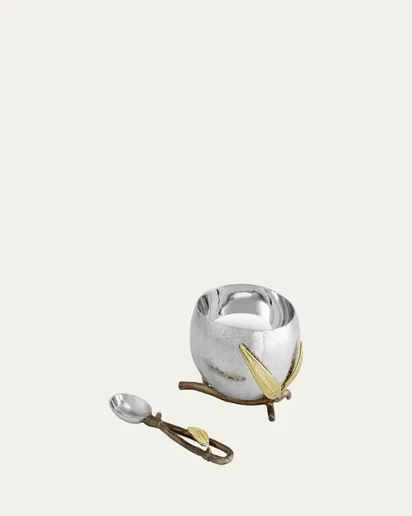 Michael Aram Zen Garden Nut Bowl With Spoon