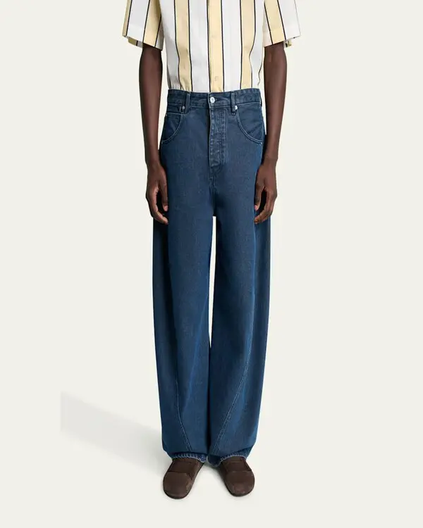 Jacquemus La Chemise Molino Curved Jeans