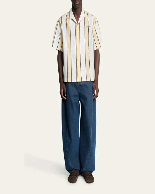 Jacquemus La Chemise Molino Curved Jeans