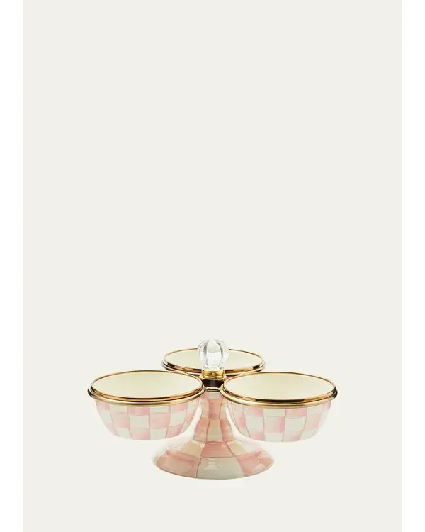 MACKENZIE-CHILDS Rosy Check Triplicity