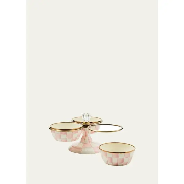 MACKENZIE-CHILDS Rosy Check Triplicity