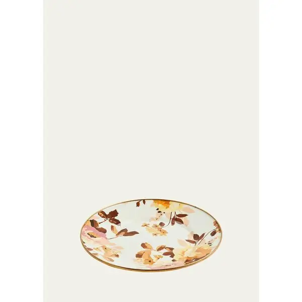 MACKENZIE-CHILDS Wild Rose White Dinner Plate