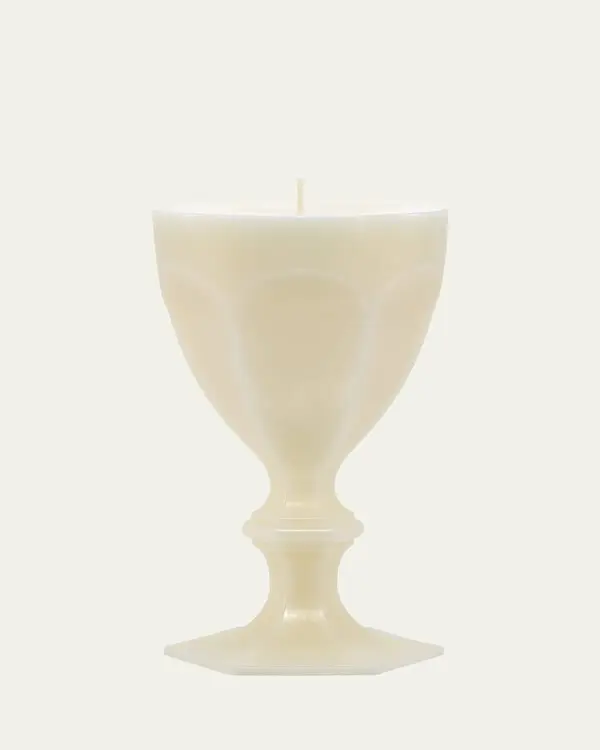 THE MARTHA, BY BACCARAT Harcourt Goblet Candle - Ivory