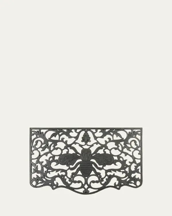MACKENZIE-CHILDS Queen Bee Rubber Door Mat