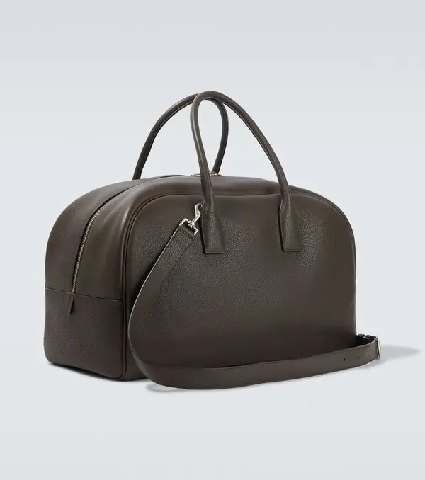 Saint Laurent Small Leather Duffle Bag - Brown