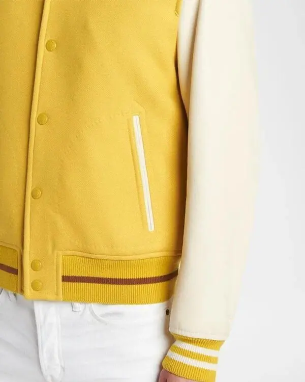 TOM FORD Varsity Wool-twill And Leather Bomber Jacket