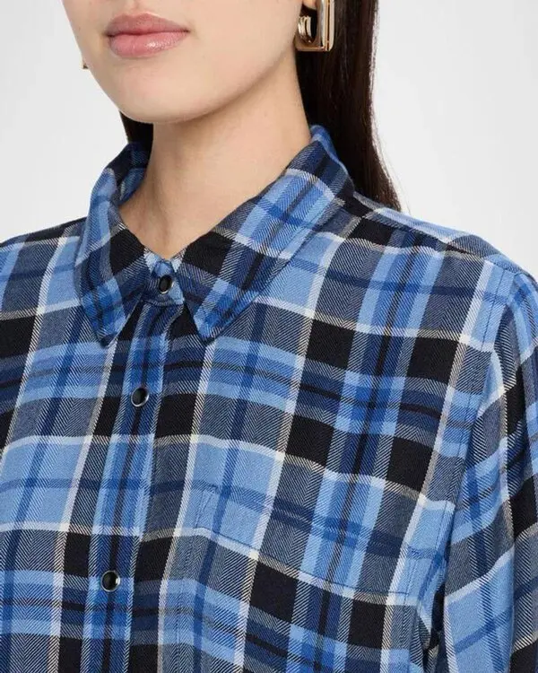 Rails Malin Boxy Plaid Twill Shirt