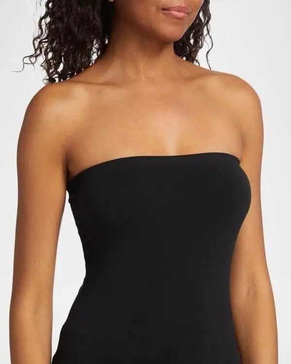 Wolford Fatal Velvet Knit Tube Top - Black