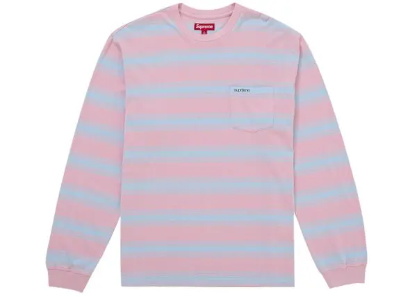 Supreme Stripe Pocket Long Sleeve Top