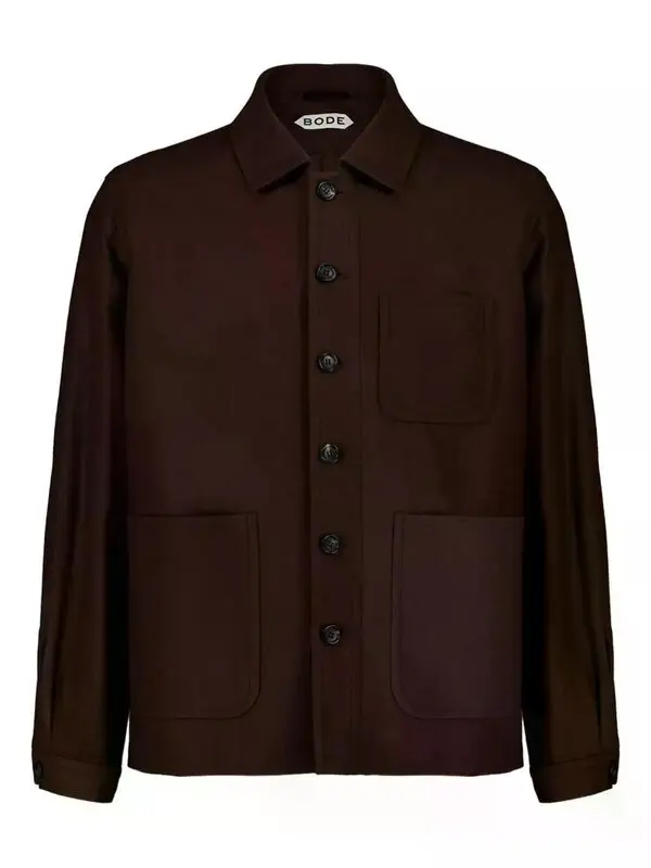 BODE Bramble Franck Wool Overshirt