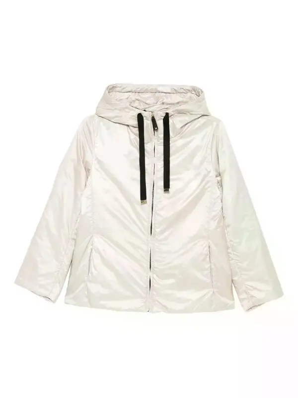 Max Mara The Cube Hooded Puffer Jacket - Neutrals