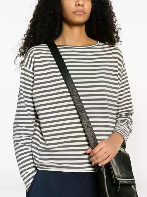 Labo.art Lola Striped Long-sleeve Top