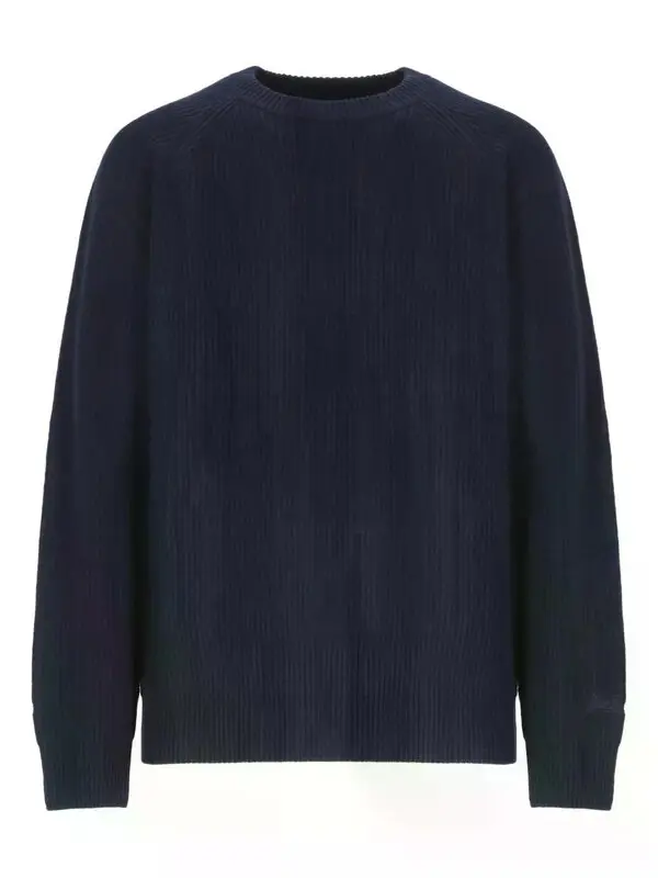 MC2 SAINT BARTH Raglan-sleeved Ribbed Sweater