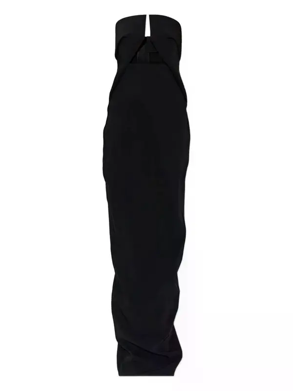Rick Owens Cut-out Strapless Maxi Dress